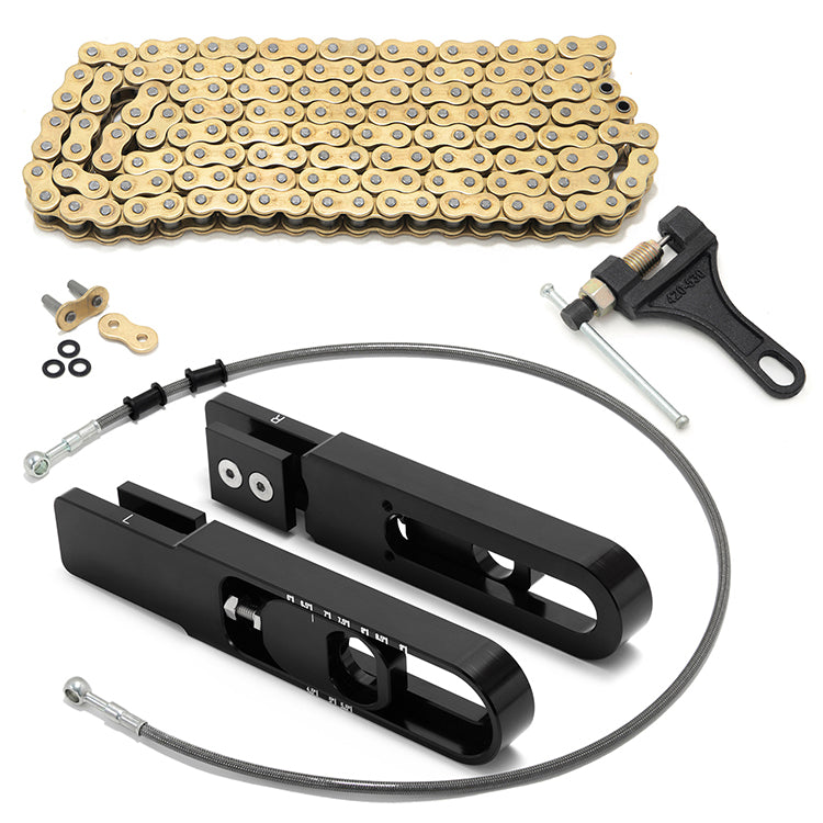 Swing Arm Extensions Brake Line Chain Remover Kit for Suzuki GSX1300R ...