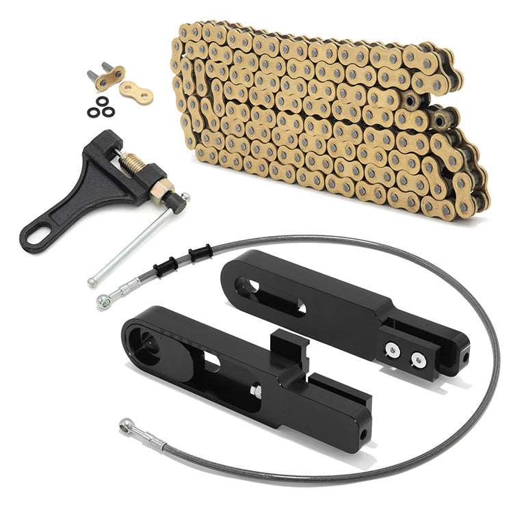 Swing Arm Extensions Chain Brake Line Chain Remover Kit for Honda CBR6 ...