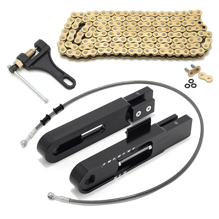Swing Arm Extensions Brake Line Chain Remover Kit for KTM 690 Duke 200 ...