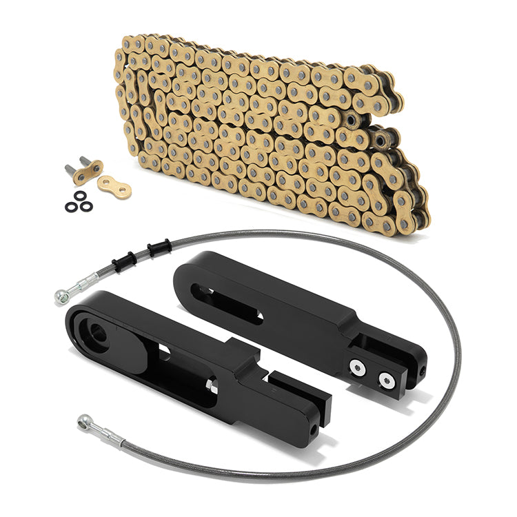 Swing Arm Extensions Brake Line Chain Remover Kit for Kawasaki Ninja Z ...